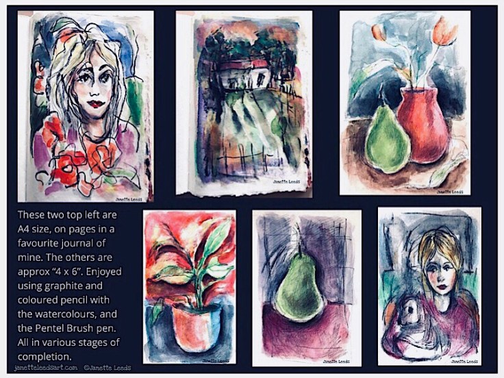 A Few Faces and other Recent Artwork – Janette Leeds Art