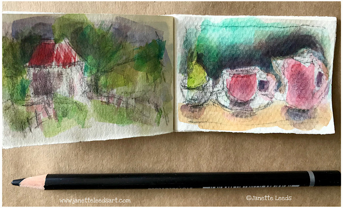 A Collection of Landscape and Still life Sketches – Janette Leeds Art