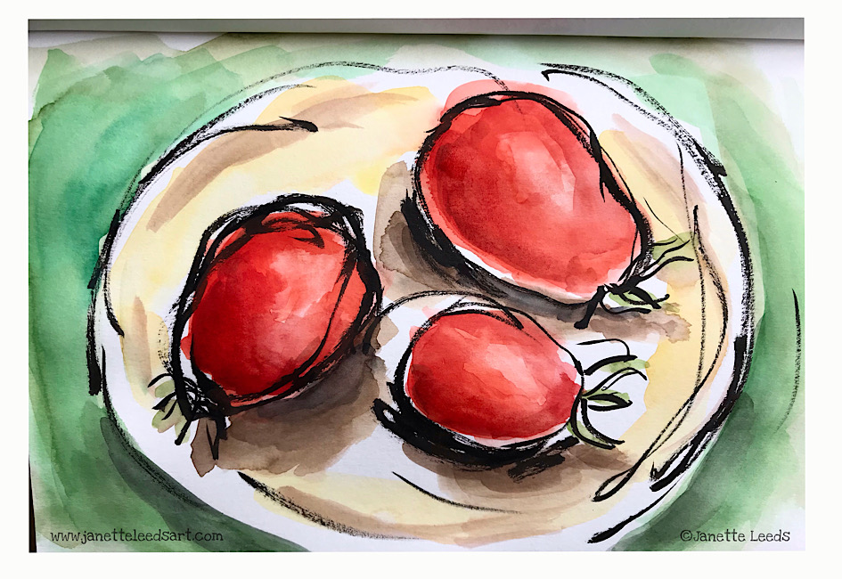 A Rush Around with A Pentel Brush Pen, and Some Watercolour – Janette ...