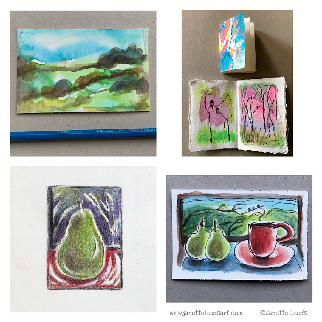 Recent Investigations: Acrylic, Inktense Ink, Mixed Media… – Janette ...